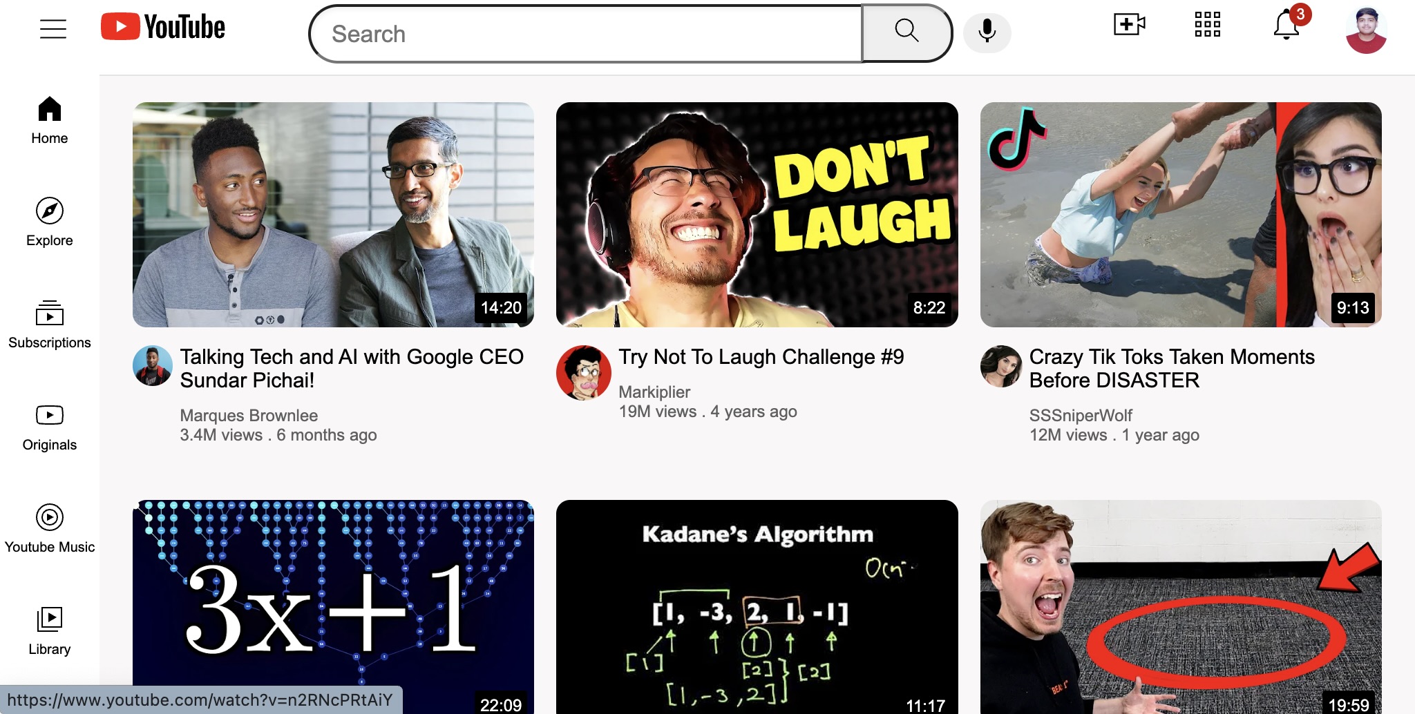 GitHub - Bhavan-Prakash/Youtube-Homepage: This is a youtube homepage and fully based on front ...