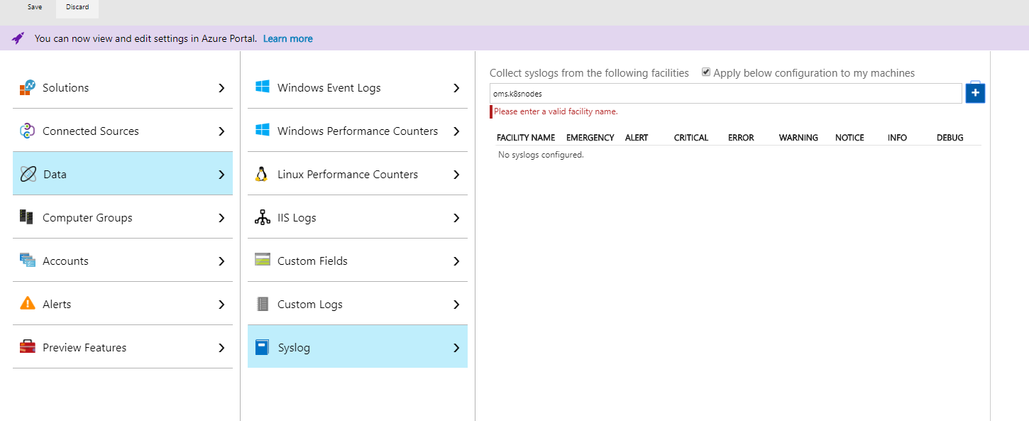 No syslogs showing in log analytics · Issue #697 · microsoft/OMS-Agent-for-Linux · GitHub