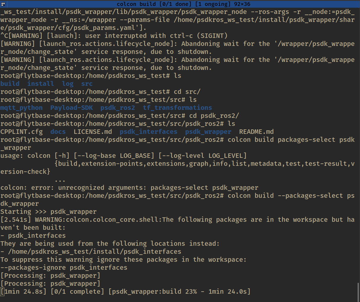 psd_wrapper package hangs jetson on build · Issue #22 · umdlife/psdk_ros2 · GitHub