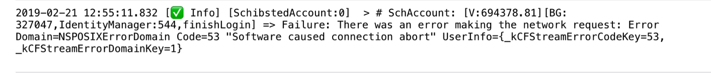 Retry mechanism not engaged on POSIXError.ECONNABORTED · Issue #247 · schibsted/account-sdk-ios ...