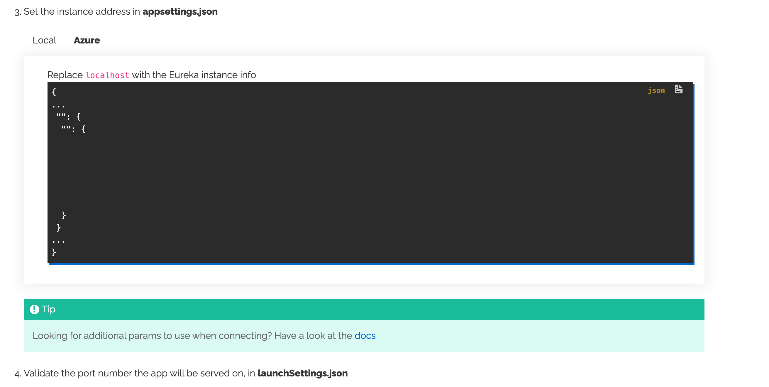 Getting Started with Eureka Service Discovery has an empty reference to Azure tab · Issue #55 ...