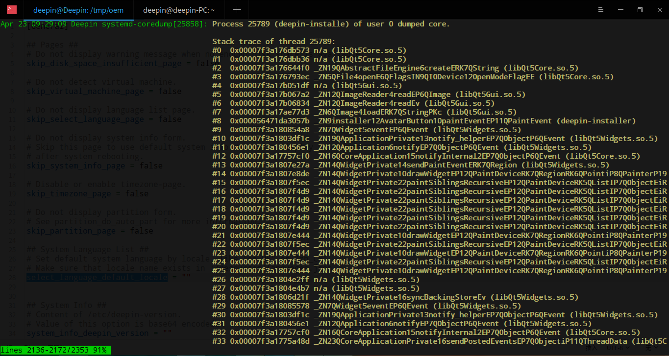[stable][安装器]在三台机器上遇到了三次，安装器语言选择选择下一步之后，安装器崩溃 · Issue #1470 · linuxdeepin/internal-discussion ...