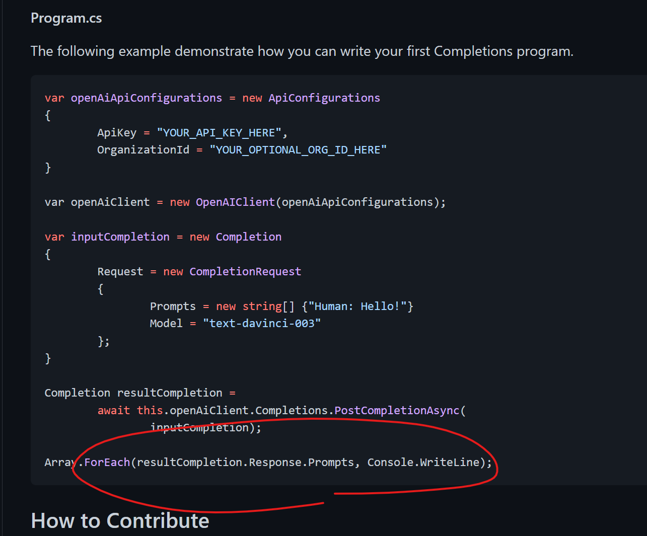 Documentation Fix Completions Code Example · Issue 141 · Hassanhabibstandardaiopenai · Github