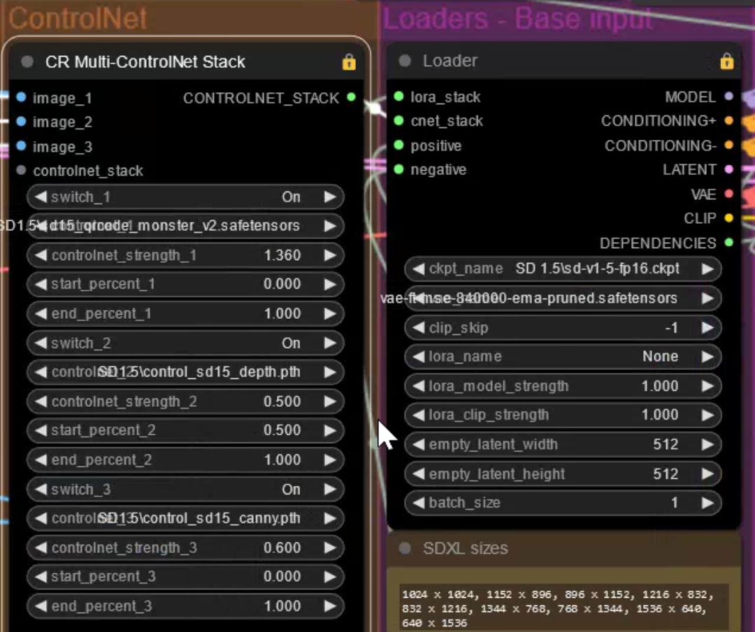 Unable to edit start and end percent in the CR Multi-Controlnet Stack ...