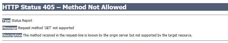 HTTP Status 405 – Method Not Allowed - Indeed applying jobs page doesn't work · Issue #2334 ...