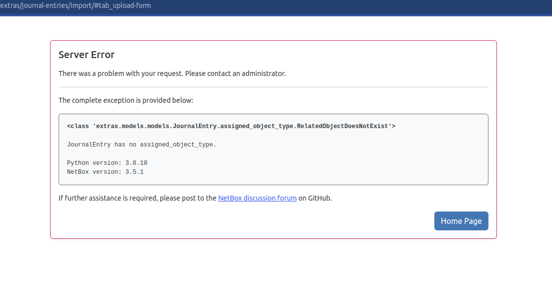 Impossible To Import A Yaml File In Journal Entry Section · Issue 13810 · Netbox Community