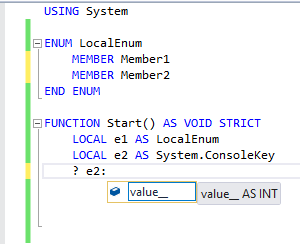 Member completion problems with enums · Issue #656 · X-Sharp/XSharpPublic · GitHub