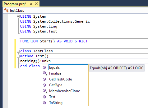Code completion popping up for non existing identifiers · Issue #793 · X-Sharp/XSharpPublic · GitHub