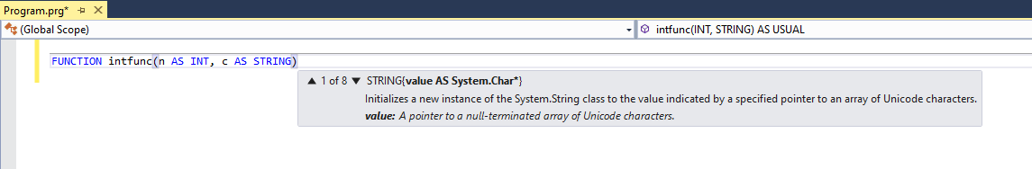 Some intellisense issues · Issue #804 · X-Sharp/XSharpPublic · GitHub