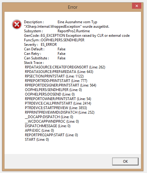 ReportPro Error handling problem · Issue #1010 · X-Sharp/XSharpPublic · GitHub