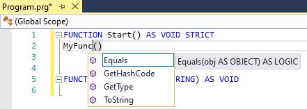 Bogus completion list when typing in the editor · Issue #1028 · X-Sharp/XSharpPublic · GitHub