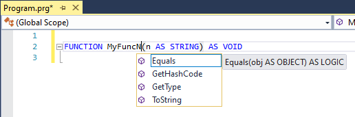 Bogus completion list when typing in the editor · Issue #1028 · X-Sharp/XSharpPublic · GitHub