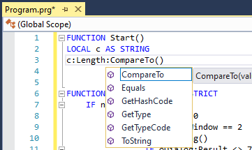 Bogus completion list when typing in the editor · Issue #1028 · X-Sharp/XSharpPublic · GitHub