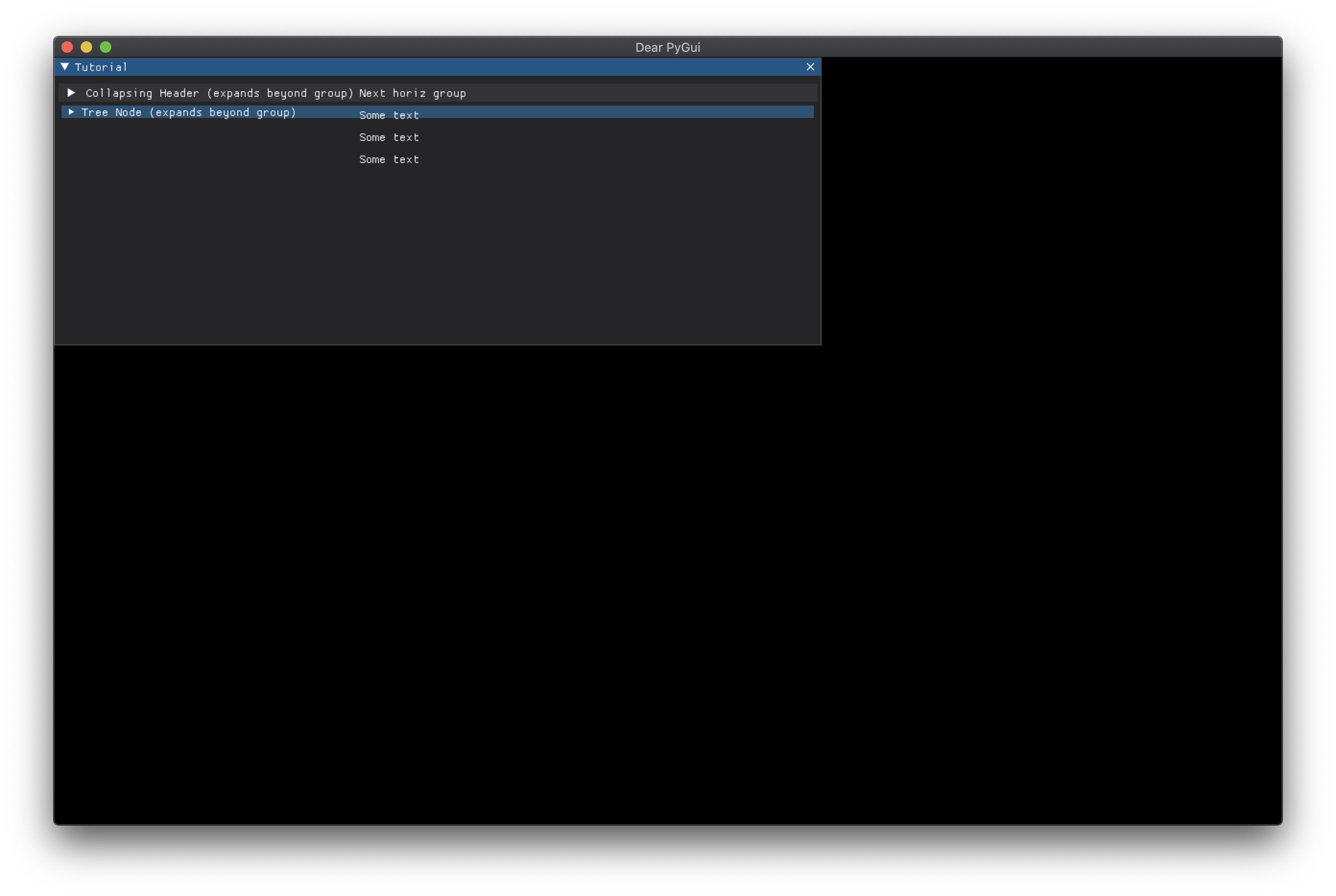 collapsing_header & tree_node spill over when used inside group(horizontal=True) · Issue #1407 ...
