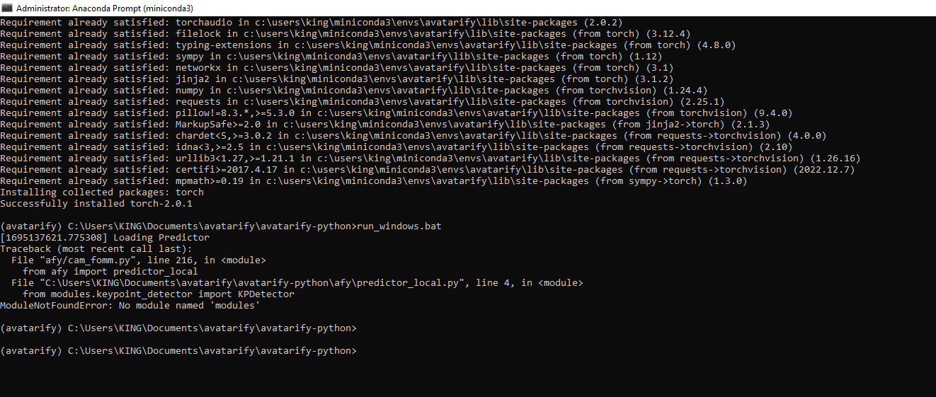 Tutorial: How to install on RTX 3XXX and higher. · Issue #572 · alievk/avatarify-python · GitHub