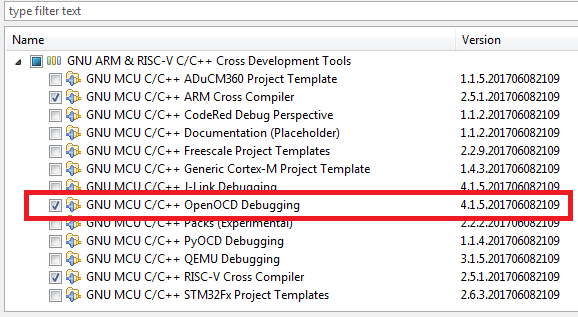 Error when creating OpenOCD debug launch config when project selected · Issue #207 · eclipse ...