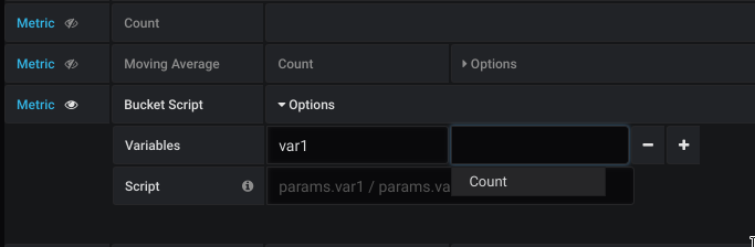Cannot perform bucket script on moving average/derivative aggregations · Issue #15741 · grafana ...
