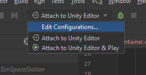 (Rider) Plugin hides configuration selector · Issue #554 · JetBrains/resharper-unity · GitHub