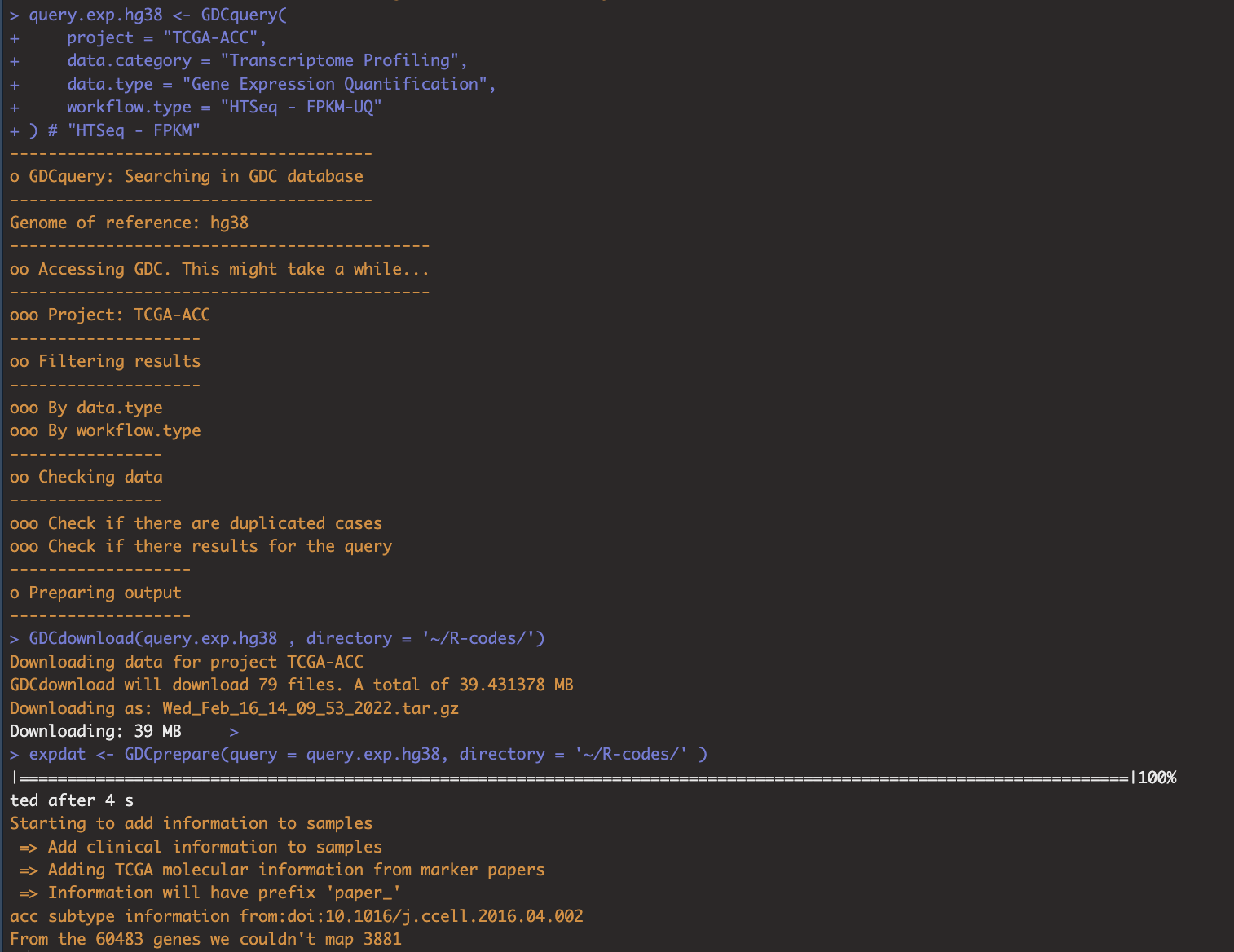 Download issue · Issue #288 · BioinformaticsFMRP/TCGAbiolinks · GitHub