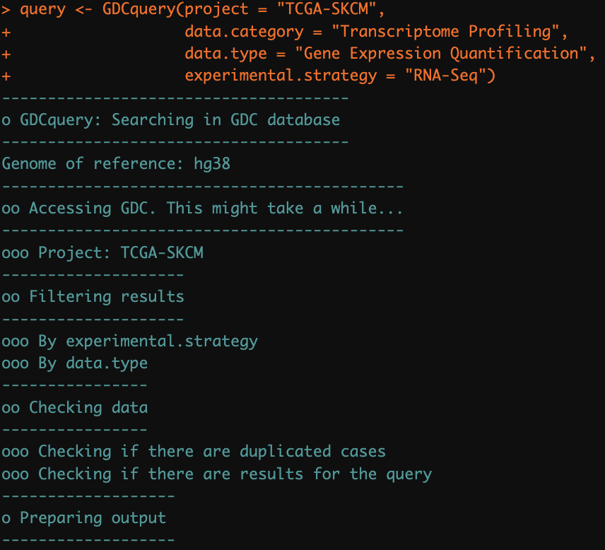 Timeout was reached: [api.gdc.cancer.gov] · Issue #604 · BioinformaticsFMRP/TCGAbiolinks · GitHub
