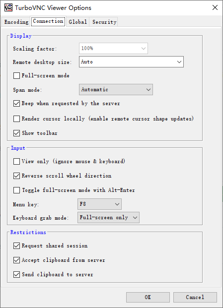 After Disable Render Cursor Locally Vnc Serssion Cursor Flicker