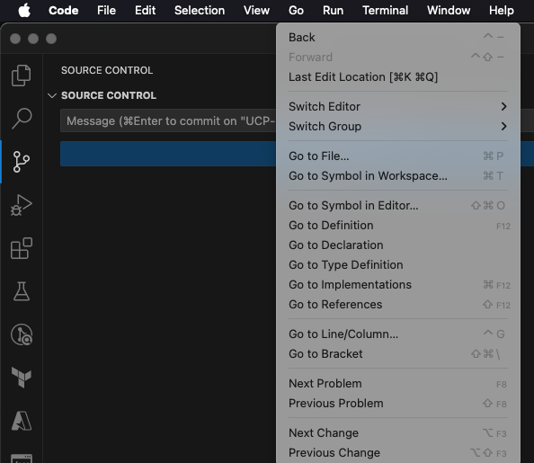 "Go" menu doesn't disappear when the cursor moves away from the "go" menu · Issue #196987 ...