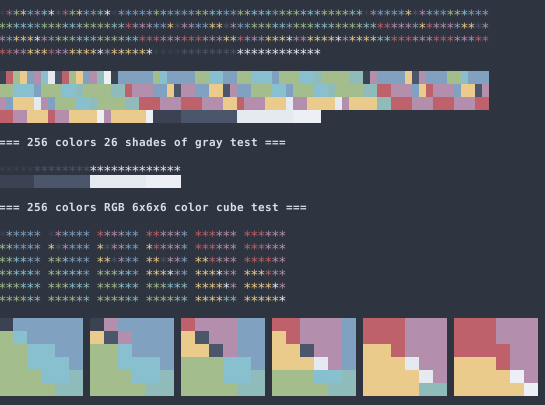 not passing 256 or 24bit colors when using terminal-kit · Issue #3205 ...
