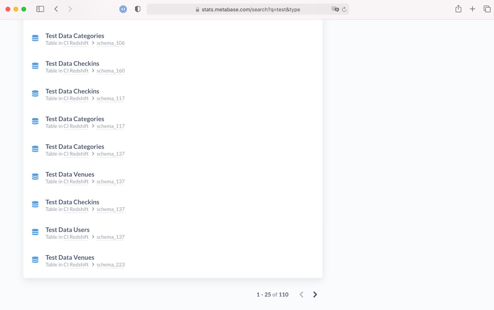 Add pagination to Search · Issue #15768 · metabase/metabase · GitHub