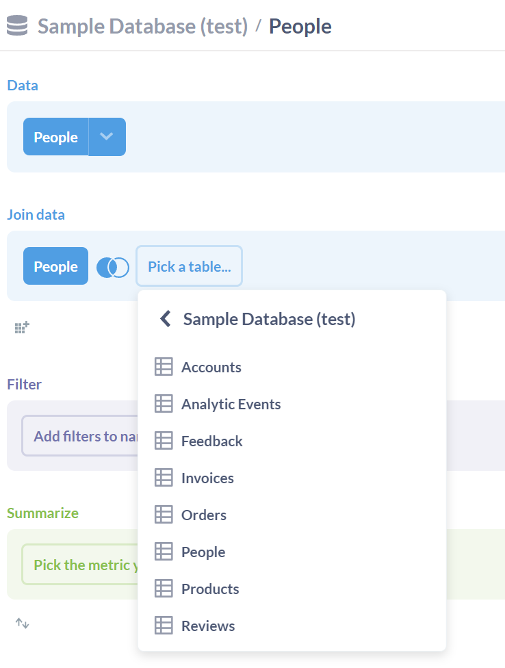 [MLv2] Implement functions for available join Tables/Models/Saved Questions · Issue #28699 ...