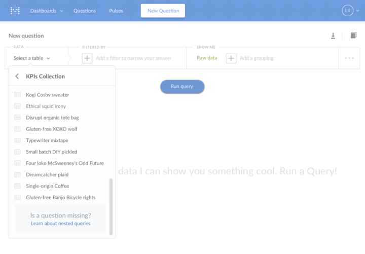 Need To Add Is Your Question Missing To Saved Questions In New Question Db Menu · Issue 5404