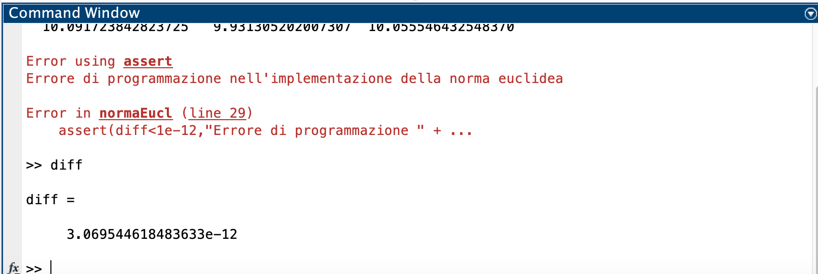 assert esercizio 10.1 · Issue #252 · UniprJRC/DSconMATLAB · GitHub