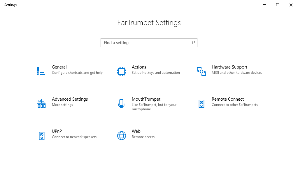 Remove initial settings screen? · File-New-Project EarTrumpet · Discussion #738 · GitHub