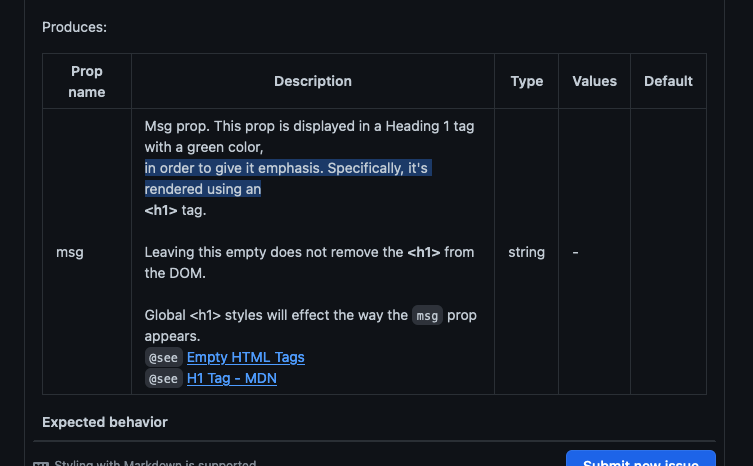Vue Docgen Cli Line Breaks Should Behave Predictably · Issue 1615 · Vue Styleguidistvue