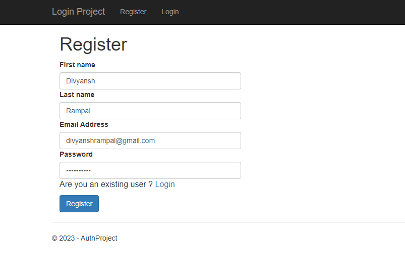 GitHub - divyanshrampal28/login_project: This project is an ASP.NET ...