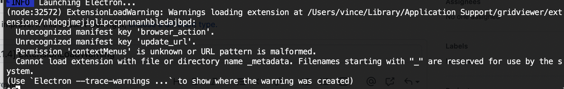 Electron 1314 Extensionloadwarning · Issue 1455 · Nklaymanvue Cli Plugin Electron Builder