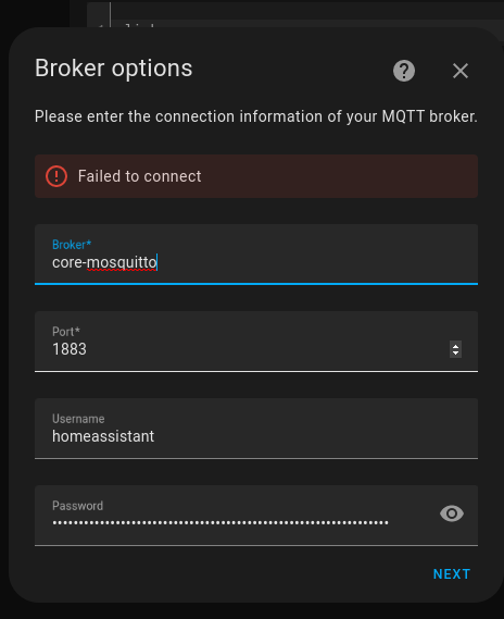 Failed to connect using Mosquitto addon after backup restoration ...