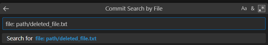 File history for a deleted file from a File History view? · Issue #871 · gitkraken/vscode ...