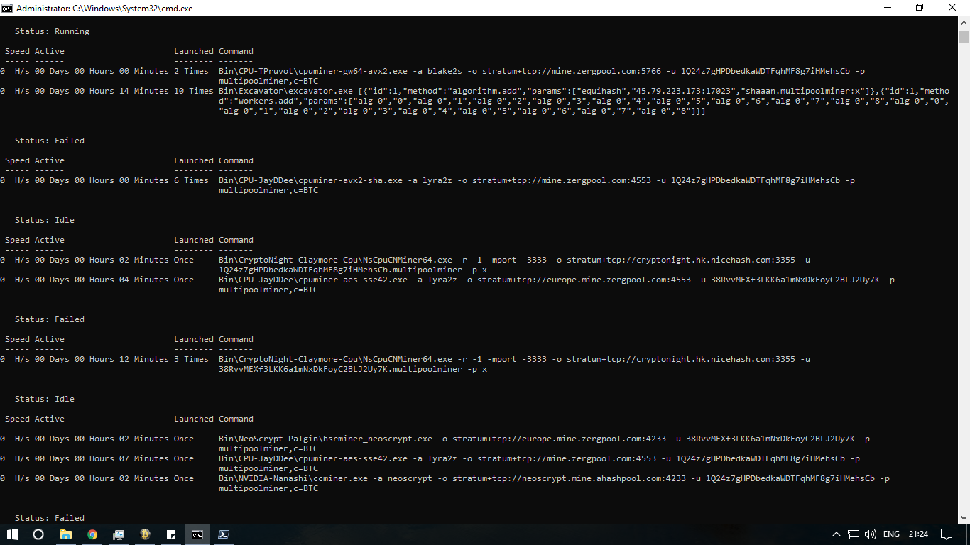 Mpm Not Showing Hashrate · Issue 1550 · Multipoolminer Multipoolminer · Github