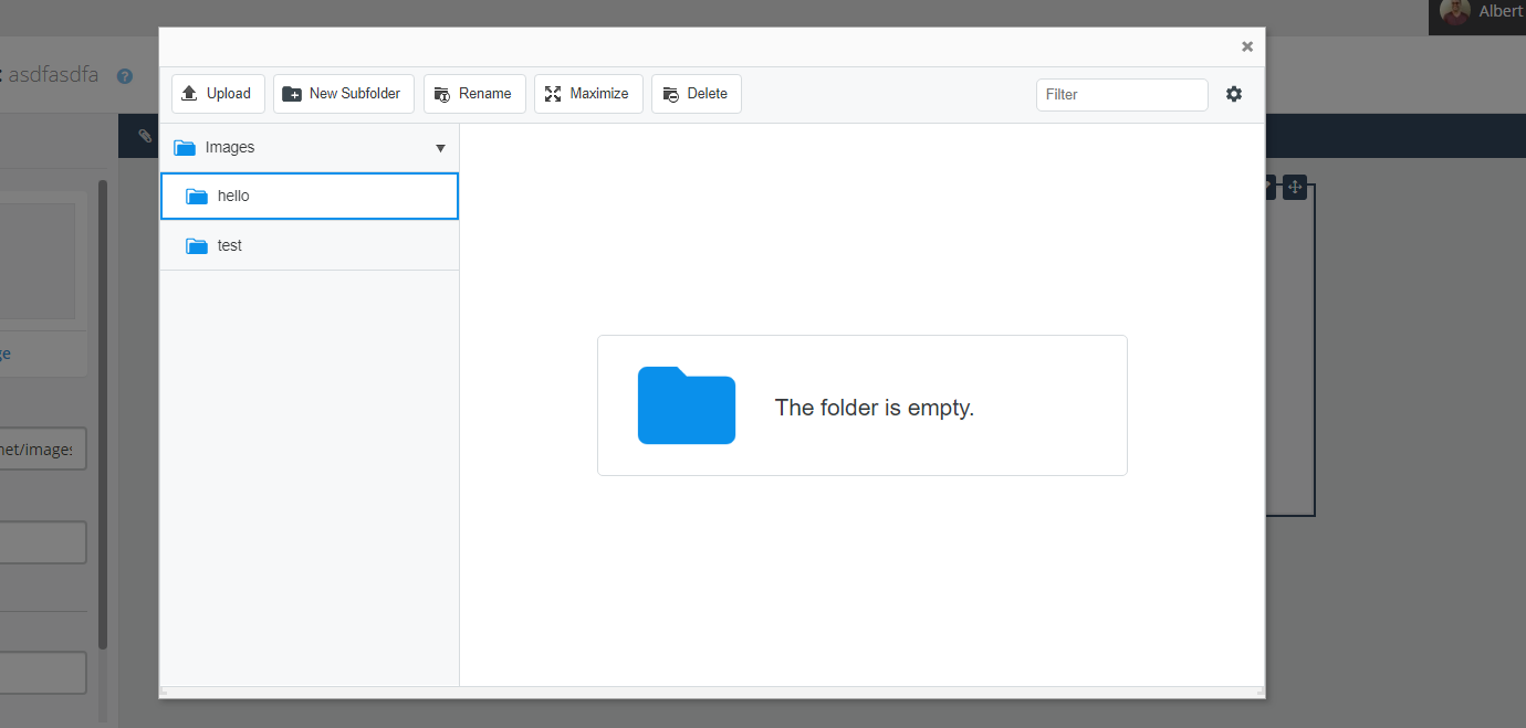 Overlay behind modal · Issue #407 · ckfinder/ckfinder · GitHub
