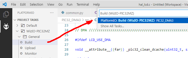 Task menu - Windows 7 · Issue #3481 · platformio/platformio-vscode-ide · GitHub
