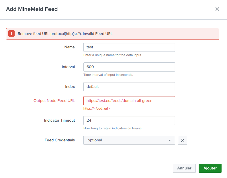 Minemeld feeds URL inputs not accepted · Issue #308 · PaloAltoNetworks/Splunk-Apps · GitHub