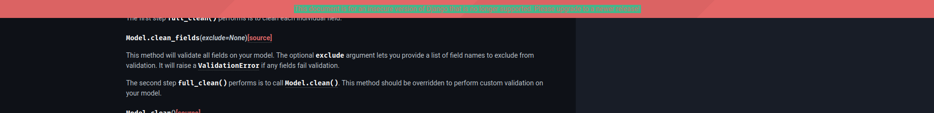 Text rended as red on red (dark mode) · Issue #1255 · django/djangoproject.com · GitHub