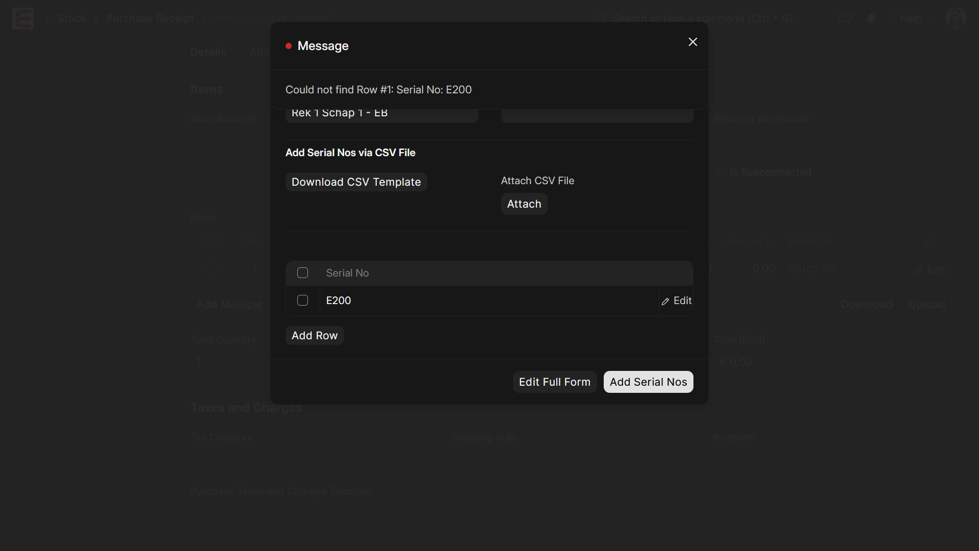 Create Batch/ Serialnumber directly in Purchase Receipt · Issue #37391 · frappe/erpnext · GitHub