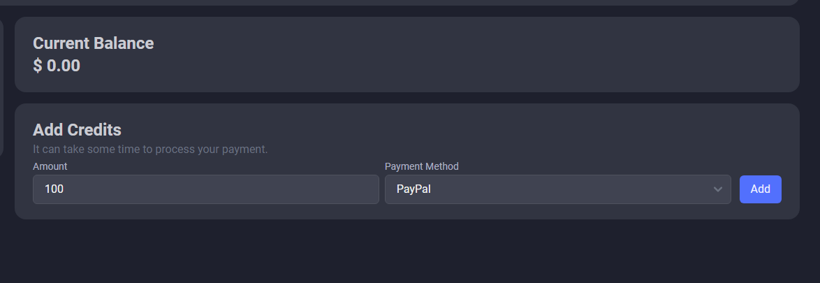 Bug in paymenter credit add feature. [BUG] · Issue #171 · Paymenter/Paymenter · GitHub