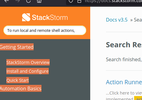 Some part of captions are missing on the left side navigation menu. · Issue #1080 · StackStorm ...