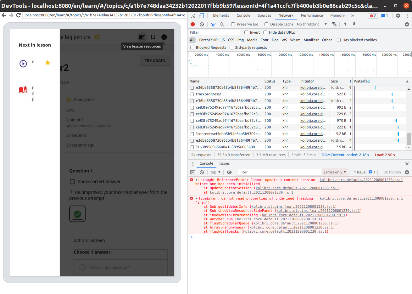 Incorrectly displayed 'View information' overlay · Issue #8874 · learningequality/kolibri · GitHub