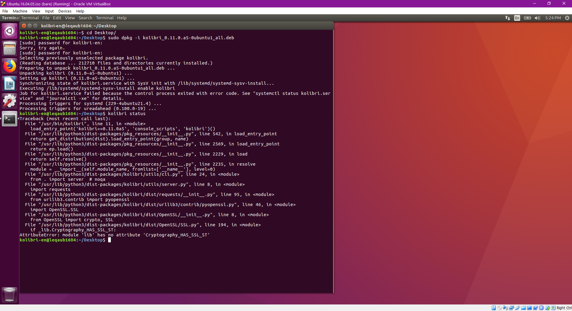 Lib has no attribute 'Cryptography_HAS_SSL_ST' · Issue #4200 · learningequality/kolibri · GitHub