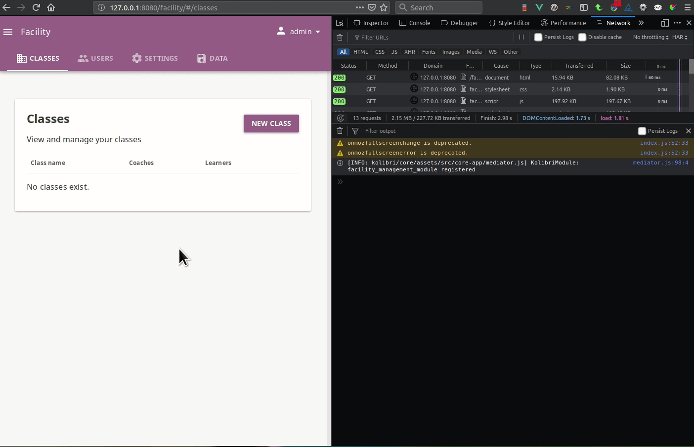 Unable to create users on `kolibri-server` · Issue #5214 · learningequality/kolibri · GitHub