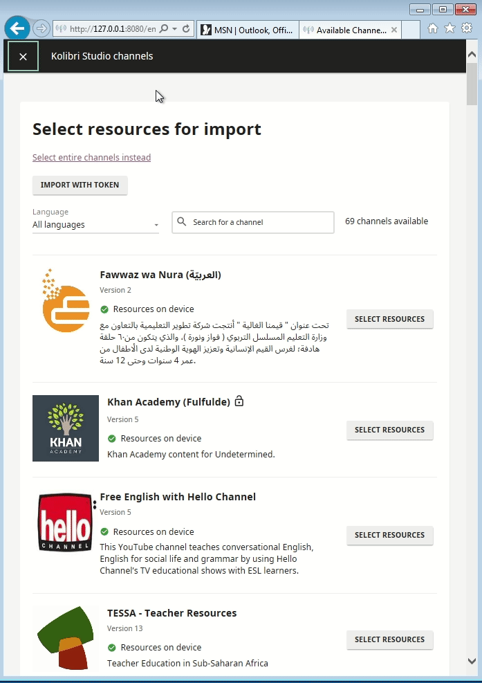 Cannot import a second channel from Studio in IE11 · Issue #6528 · learningequality/kolibri · GitHub