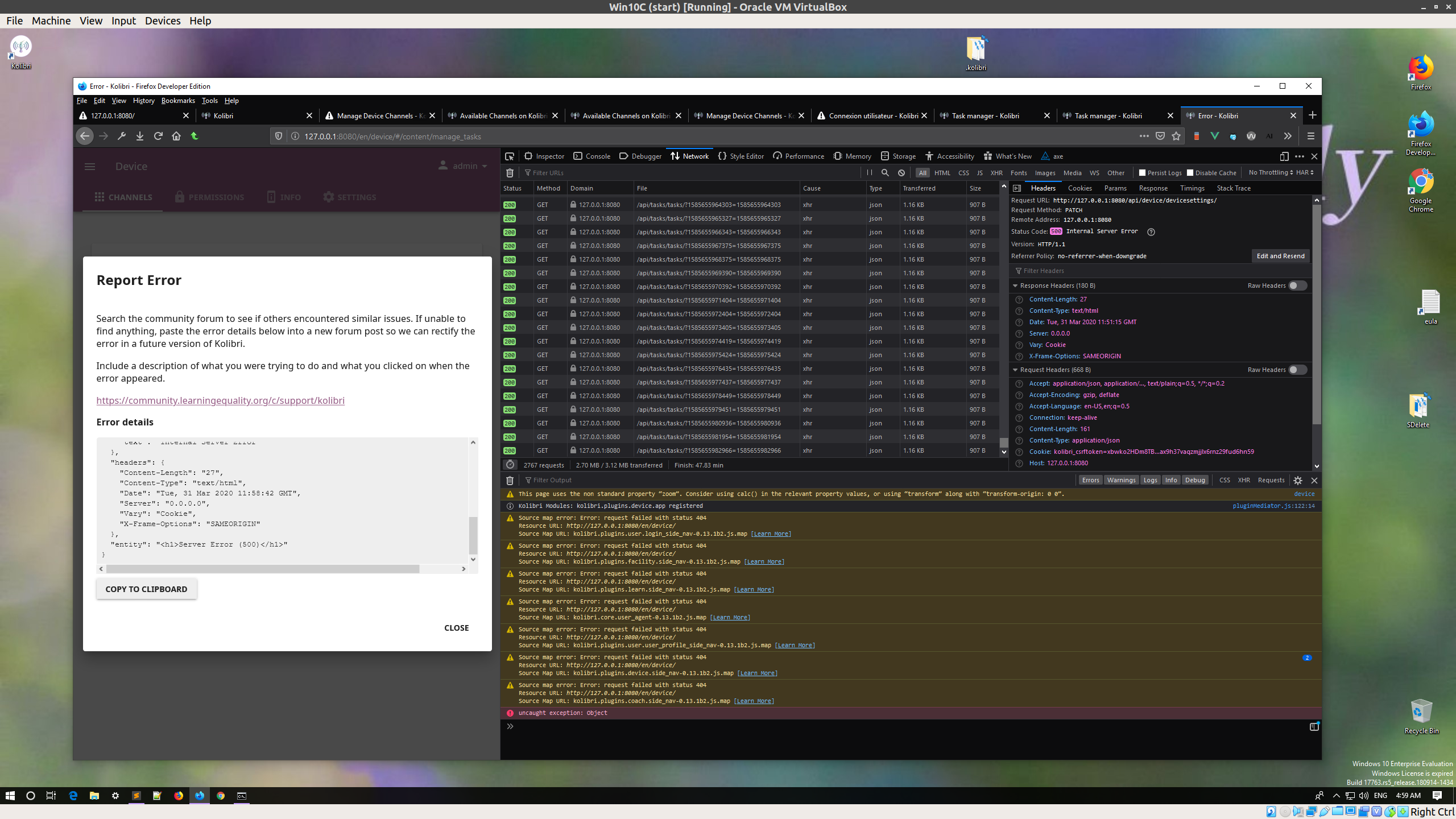 Windows import woes: django.db.utils.OperationalError: database is locked · Issue #6726 ...